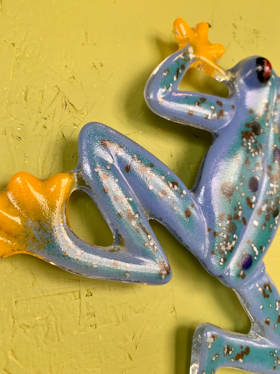 Fused Glass Frog / Toad Wall Art Garden Art | Etsy