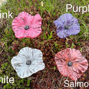 Glass Yard Art | Glass Flower | Garden Art | Blown Glass | Garden ...
