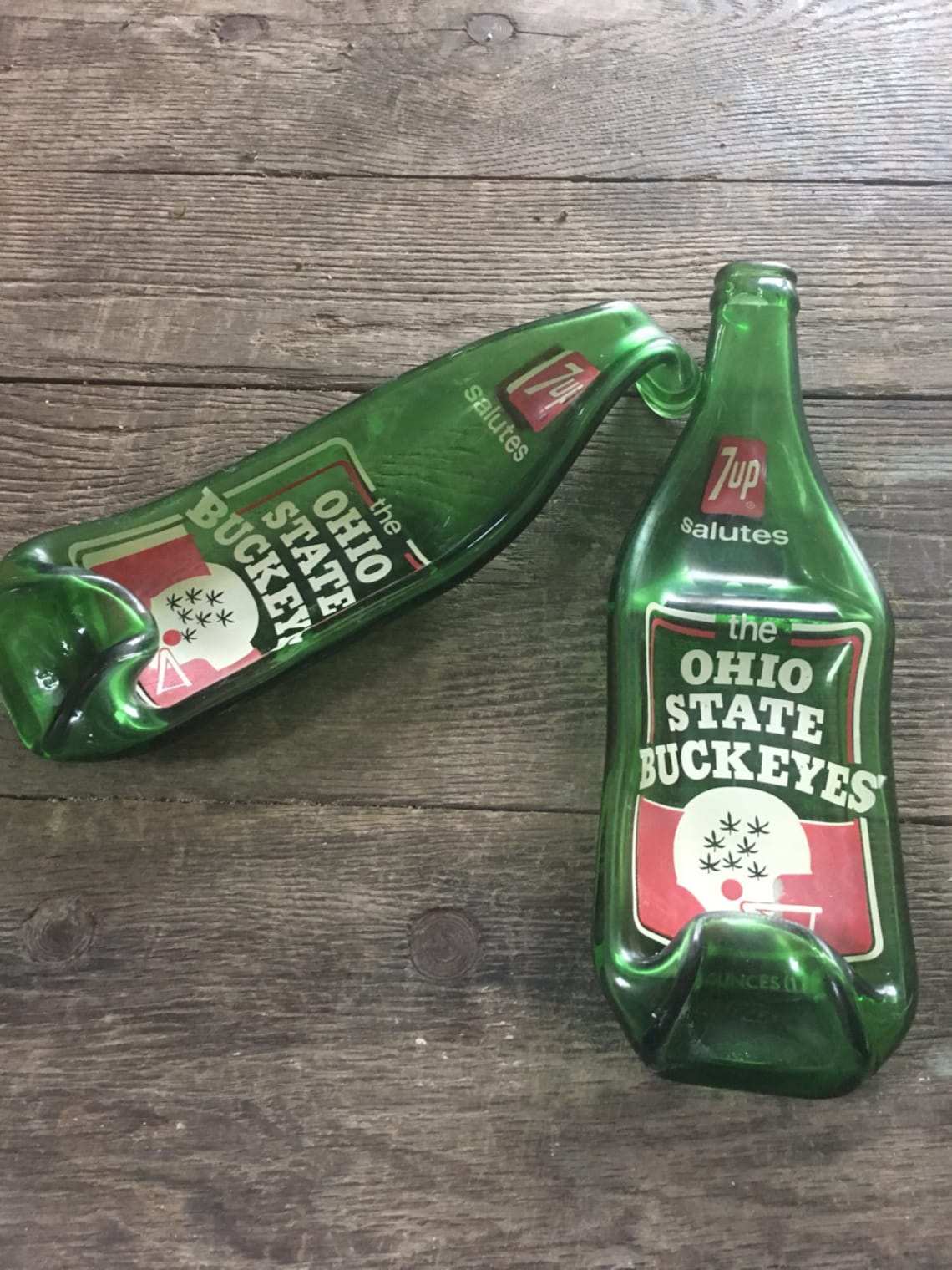 Ohio State Buckeyes Melted Bottle Slumped Vintage Soda - Etsy
