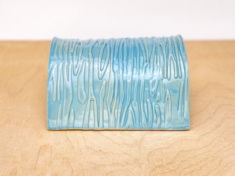 Axolotl Tunnel Large Blue Axolotl Hide Reptile Tank Decor - Etsy