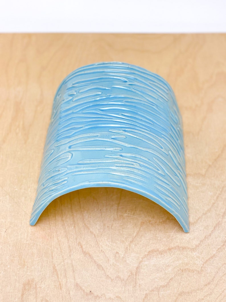 Axolotl Tunnel Large Blue Axolotl Hide Reptile Tank Decor - Etsy