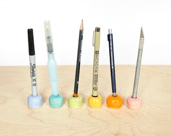 Ceramic Pen Holder - Etsy