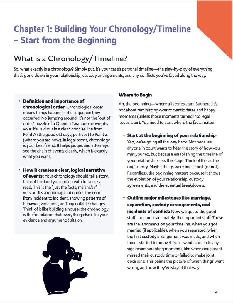 Documenting Your Case: A Step-by-step Guide to Building a Chronology ...