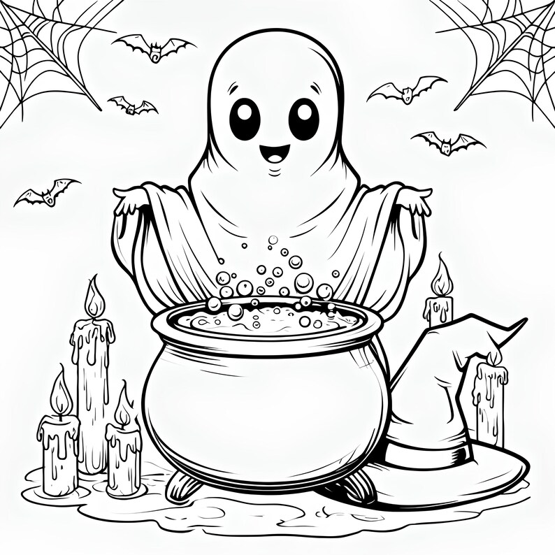 52 Halloween Coloring Pages | Printable Halloween Coloring Sheets ...