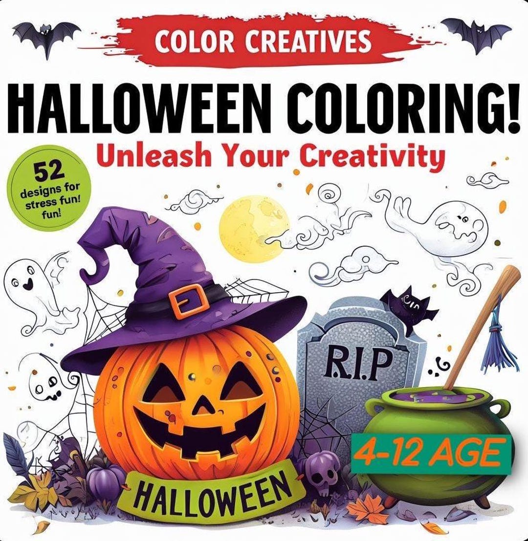 52 Halloween Coloring Pages | Printable Halloween Coloring Sheets ...
