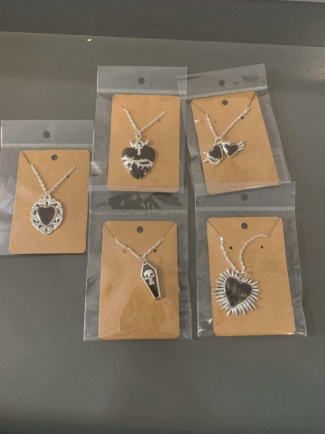 Punk/gothic Style Chain Necklaces - Etsy