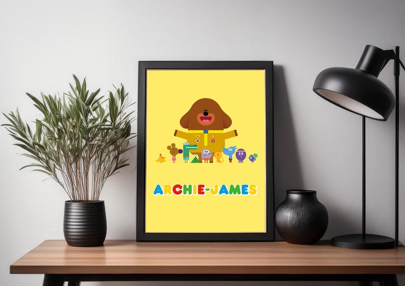 Personalised Hey Duggee Character Photo Prints ART - A4 / 4x6 Prints ...