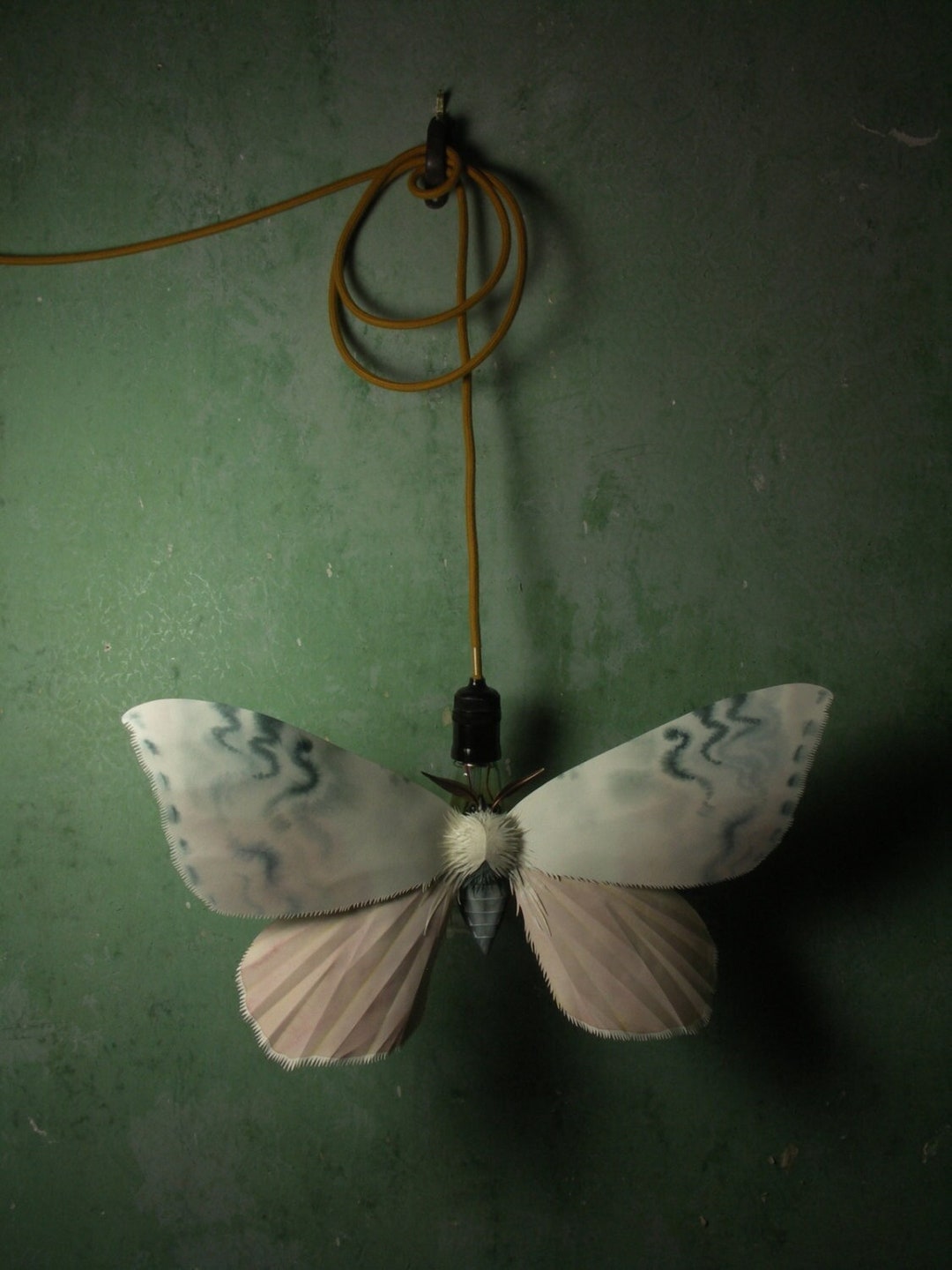 Moth Wall Lamp - Etsy