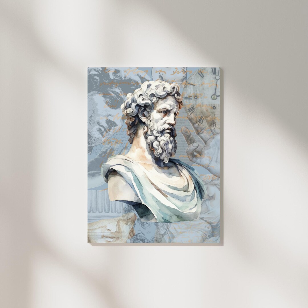 Classical Greek Philosopher Bust With Timeless Elements | Ancient Greek ...