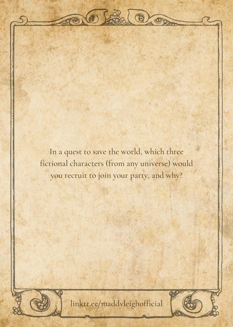 Fantasy Conversation Starters (card Game) - "enchanted Encounters" - Etsy