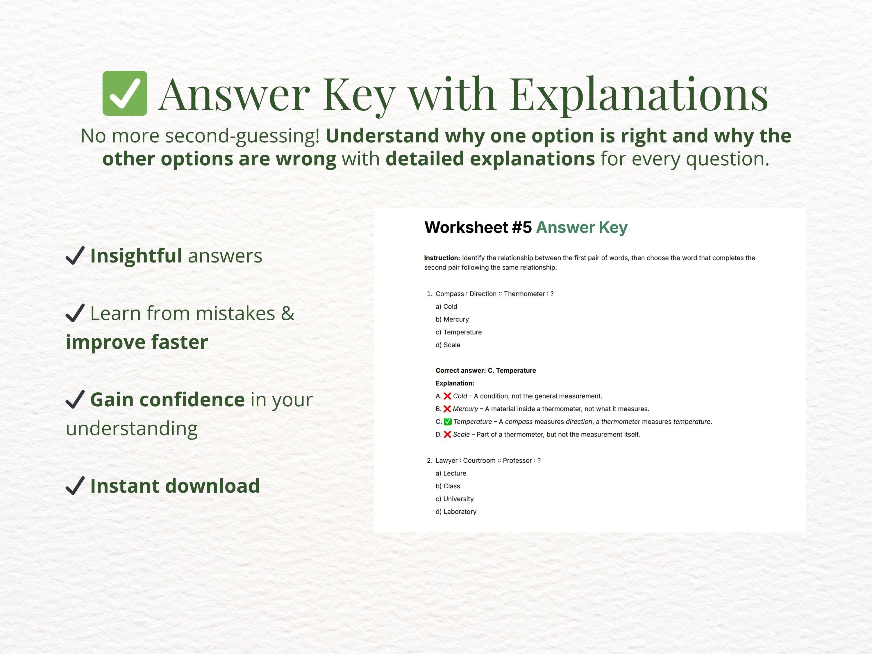 Analogy English Lesson Plan: Reading & Writing Skills Worksheet (PDF ...