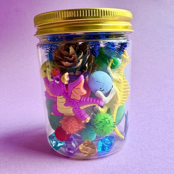 Dinosaur Playdough Kit - Etsy UK