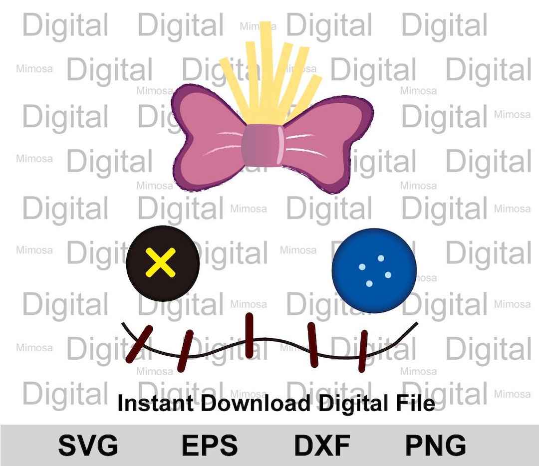 Scrump Face Plush Svg, Lilo and Stitch, Rag Doll, Cute Scrump Cartoon ...