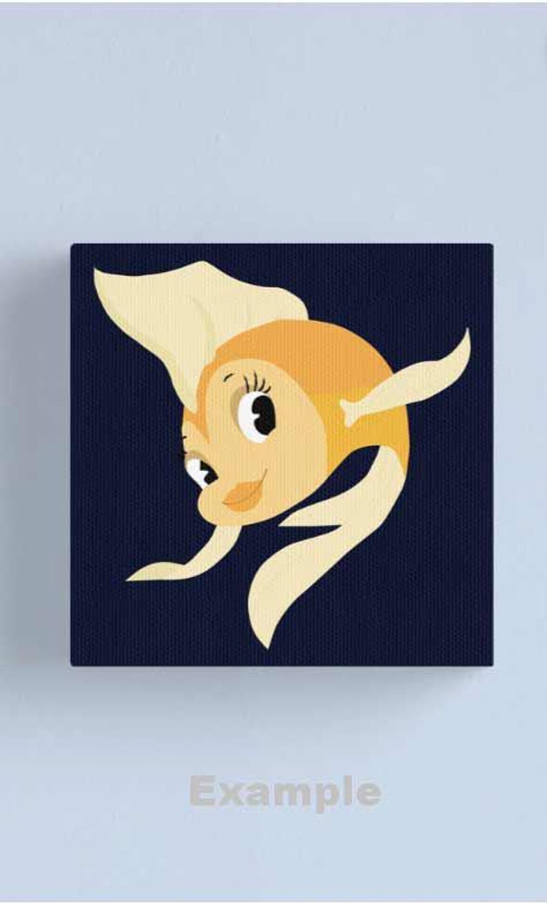 Cleo the Fish Svg, Smile Cute Fish, Orange Cleo Cartoon Svg, Sea ...