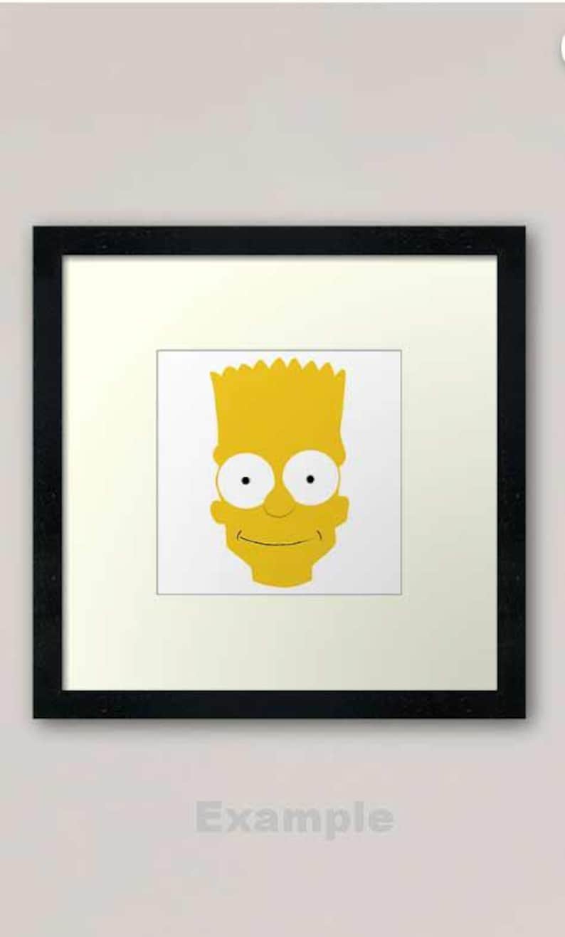 Bart Simpson Face Svg, the Simpsons Cartoon, Bart Simpson Clipart ...