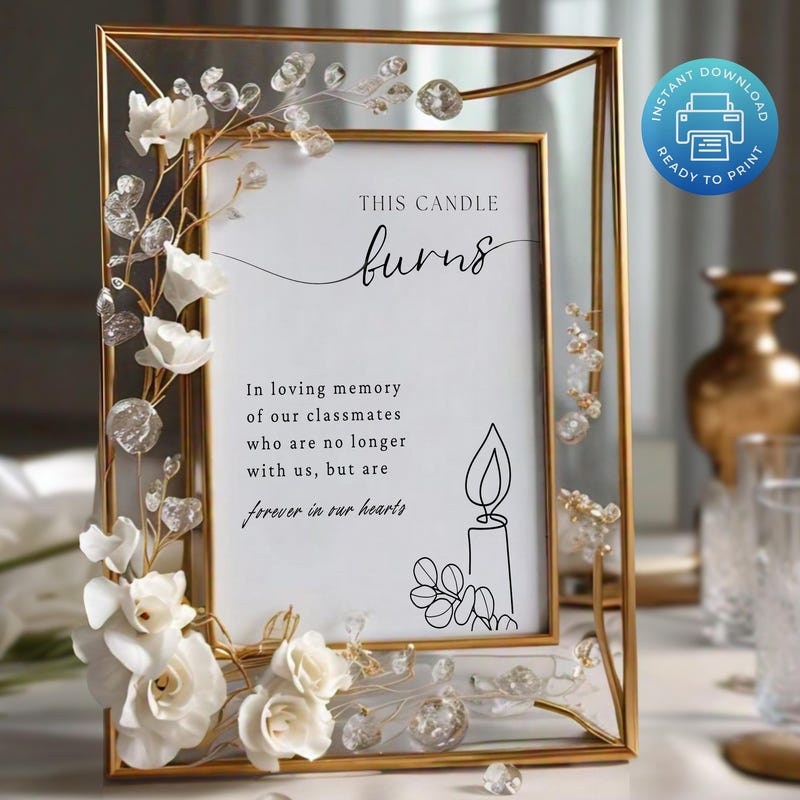 Reunion Memorial Table - Etsy