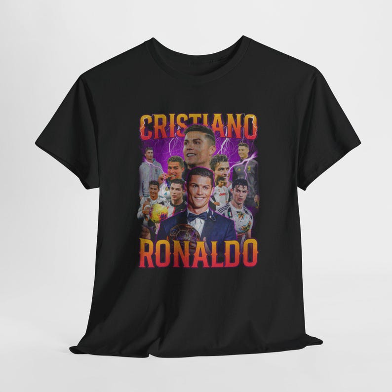 Cristiano Ronaldo Graphic Tee, Sport Fan Shirt, Soccer Merchandise ...