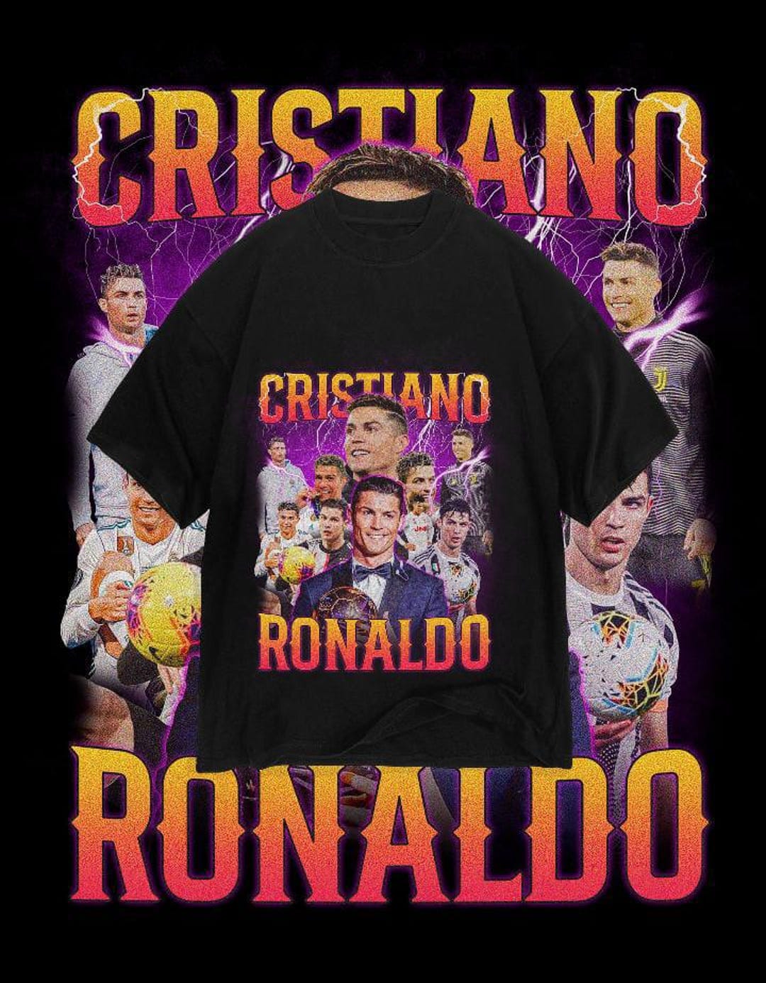 Cristiano Ronaldo Graphic Tee, Sport Fan Shirt, Soccer Merchandise ...