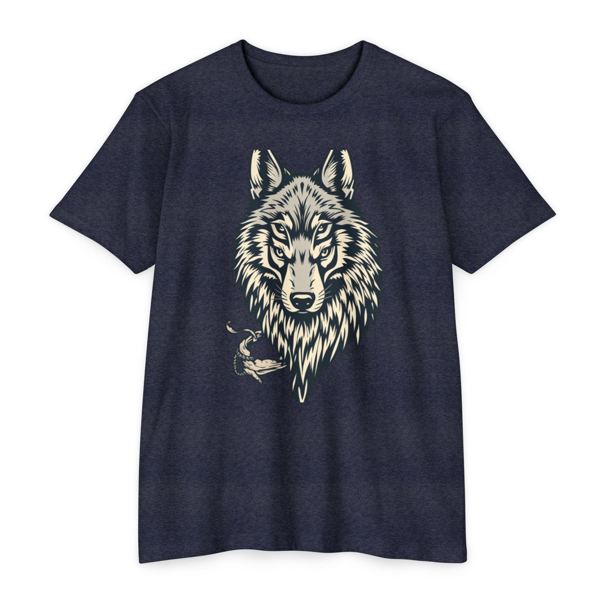 Traditional Lone Wolf Tattoo Shirt - Classic American Design, Old ...