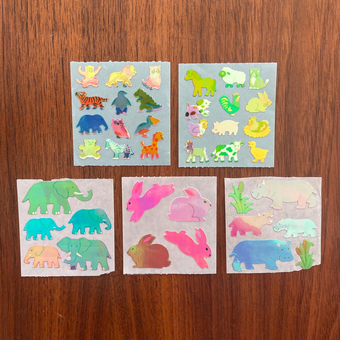 Sandylion Stickers Pearly Animals - Etsy