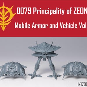 Gundam 0079 - 1/1700 ZEON Mobile Armor and Vehicle Vol.2 | Compatible ...
