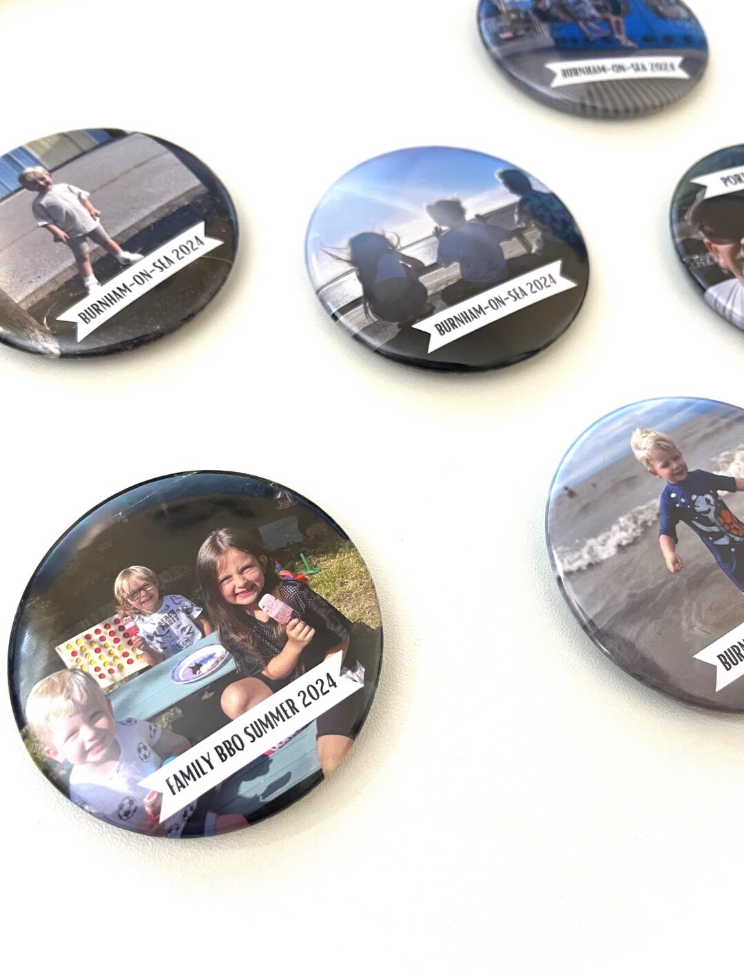 Memory Photo Magnets 58mm Circle - Etsy UK