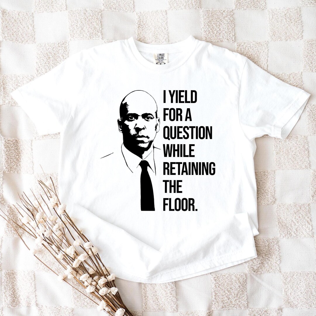 Cory Booker PNG, I Yield for a Question While Retaining the Floor - Etsy