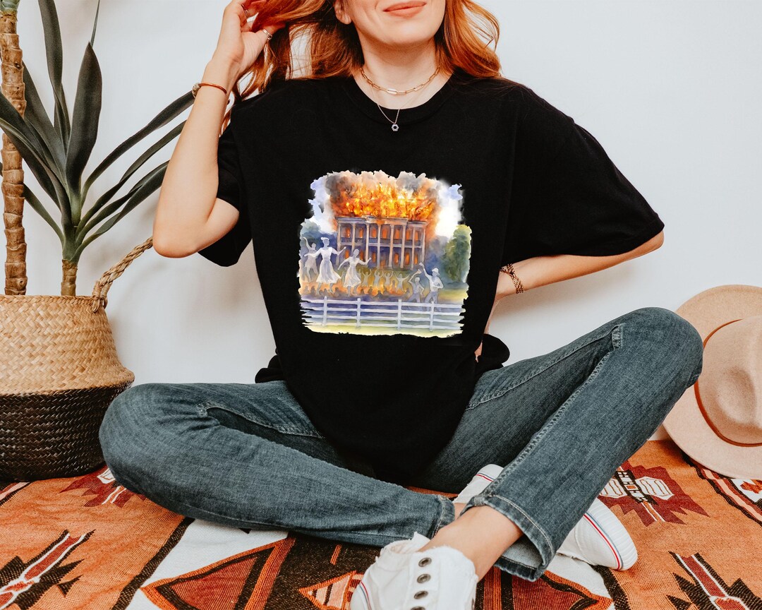 Nottaway Plantation Fire PNG - Etsy