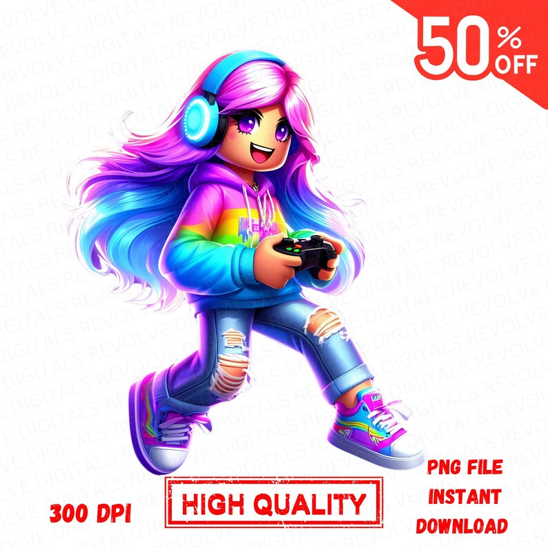 Roblox Girls PNG Images, Roblox Gaming Girl, Roblox PNG, PNG Instant ...