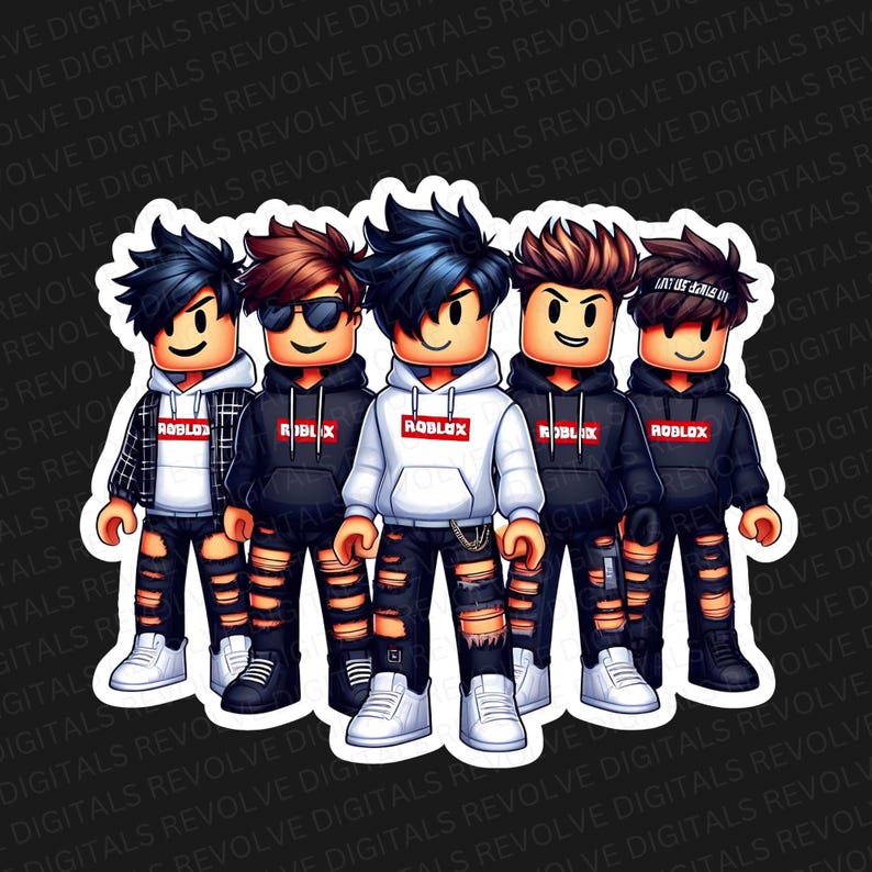 Roblox Boys PNG Images, Digital Download, Roblox PNG, PNG Instant ...