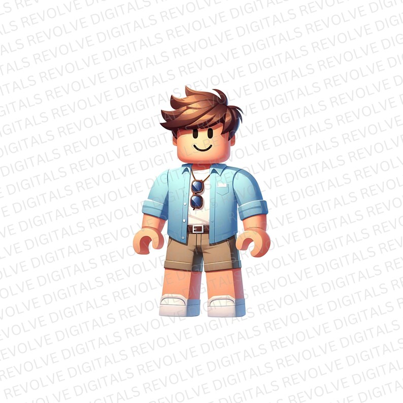 Roblox Boys Clipart Images, Digital Download, Roblox PNG, PNG Instant ...