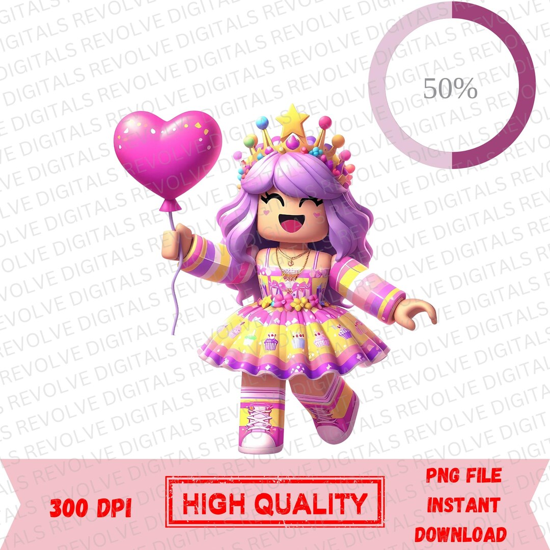 Roblox Girls PNG Images, Digital Download, Roblox PNG, PNG Instant ...