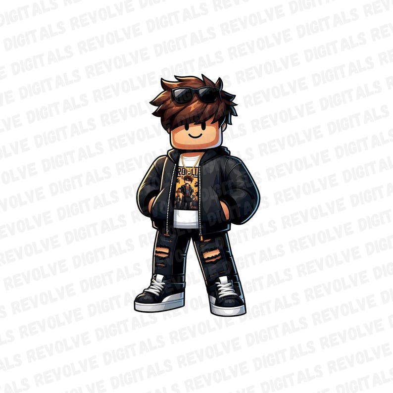 Roblox Boys Clipart Images, Digital Download, Roblox PNG, PNG Instant ...