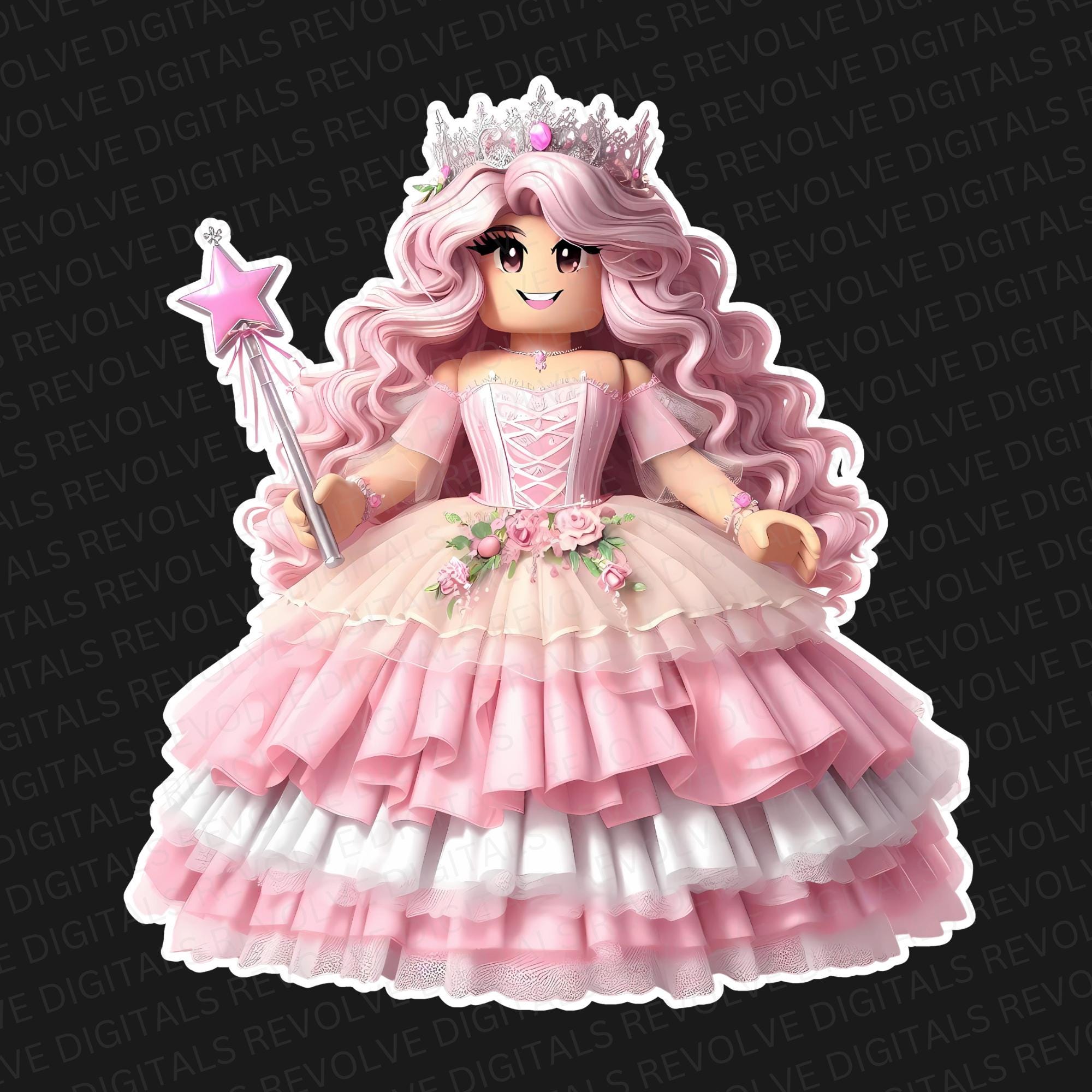 Roblox Princess Girls PNG Images, Digital Download, Roblox PNG, PNG ...