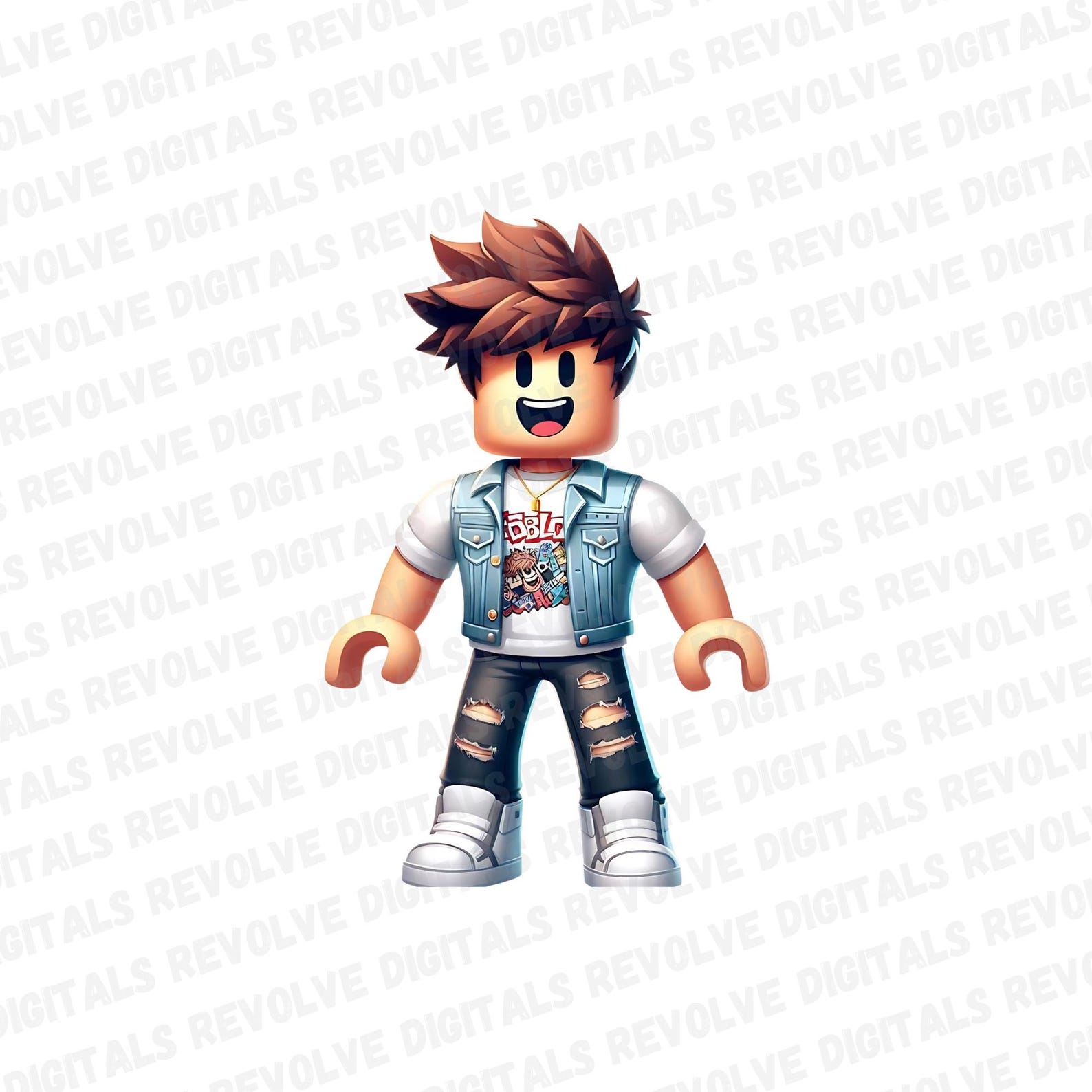 Roblox Boys Clipart Images, Digital Download, Roblox PNG, PNG Instant ...