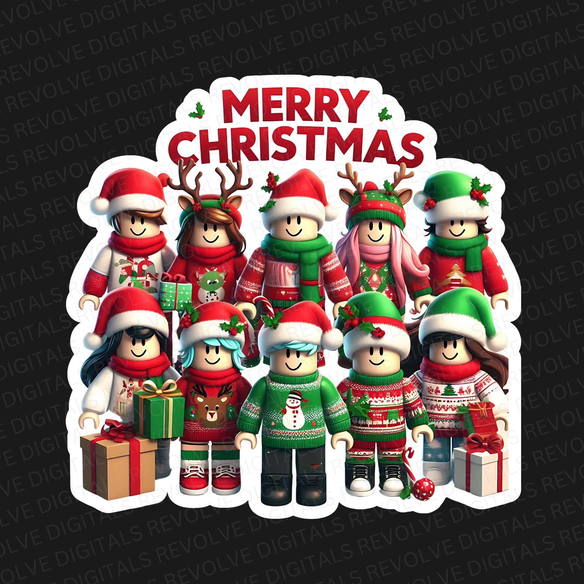 Roblox Merry Christmas Png, Christmas Roblox Png, Roblox Png, Kids ...