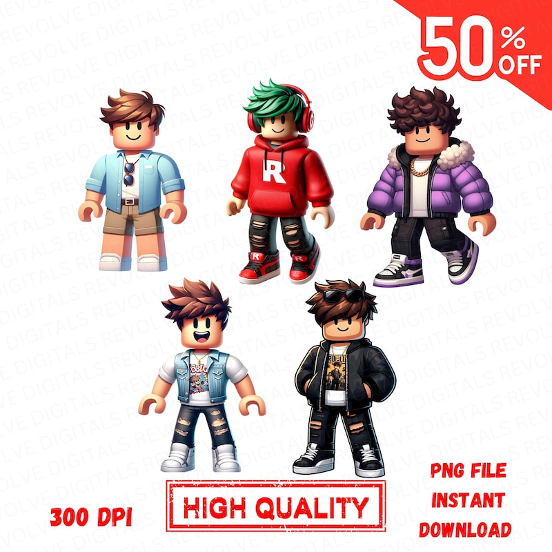 Roblox Clipart - Etsy