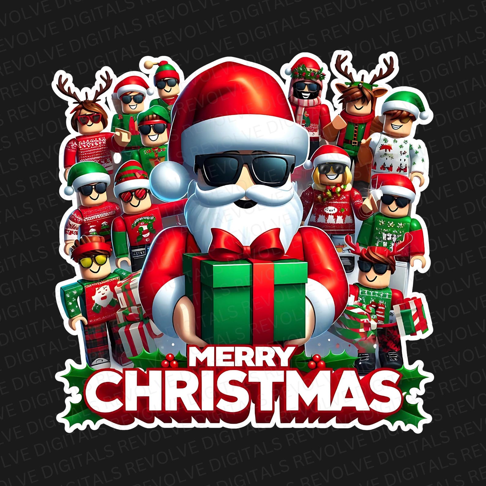 Roblox Merry Christmas Png, Christmas Roblox Png, Roblox Png, Kids ...