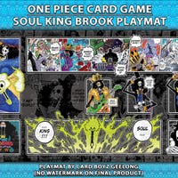 One Piece TCG Brook Playmat Design - Etsy