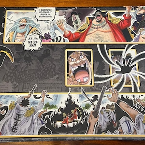 One Piece TCG Card Game Blackbeard Playmat - Etsy