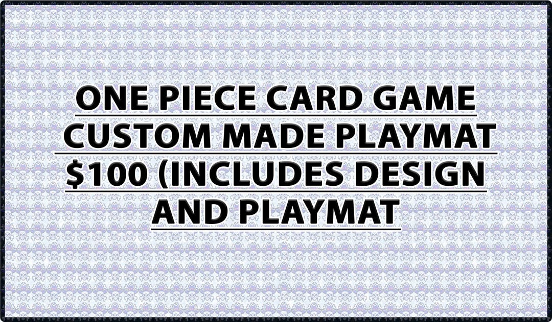 One Piece TCG Card Game Custom Playmat - Etsy