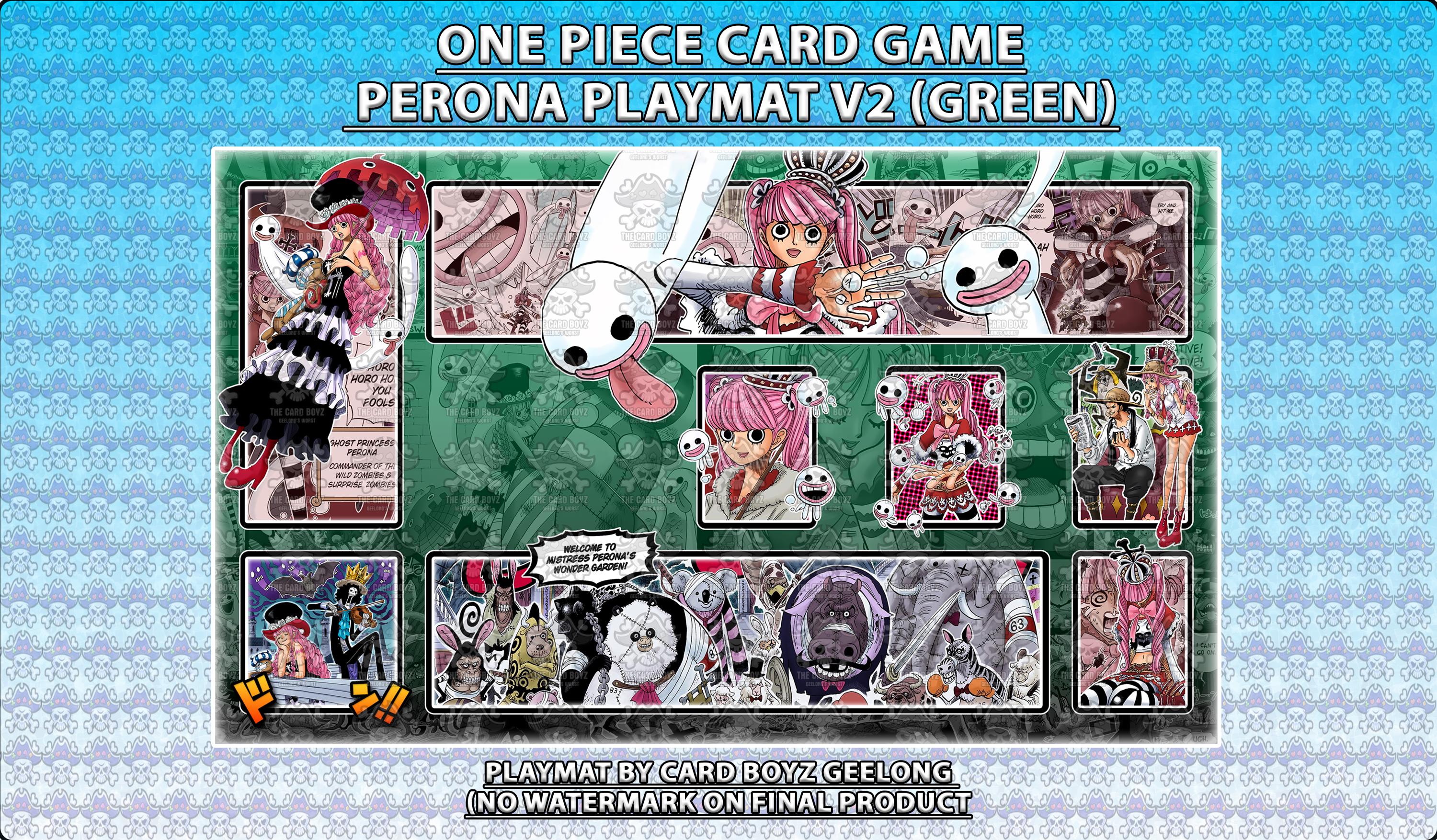 One Piece TCG Card Game Perona Playmat - Etsy