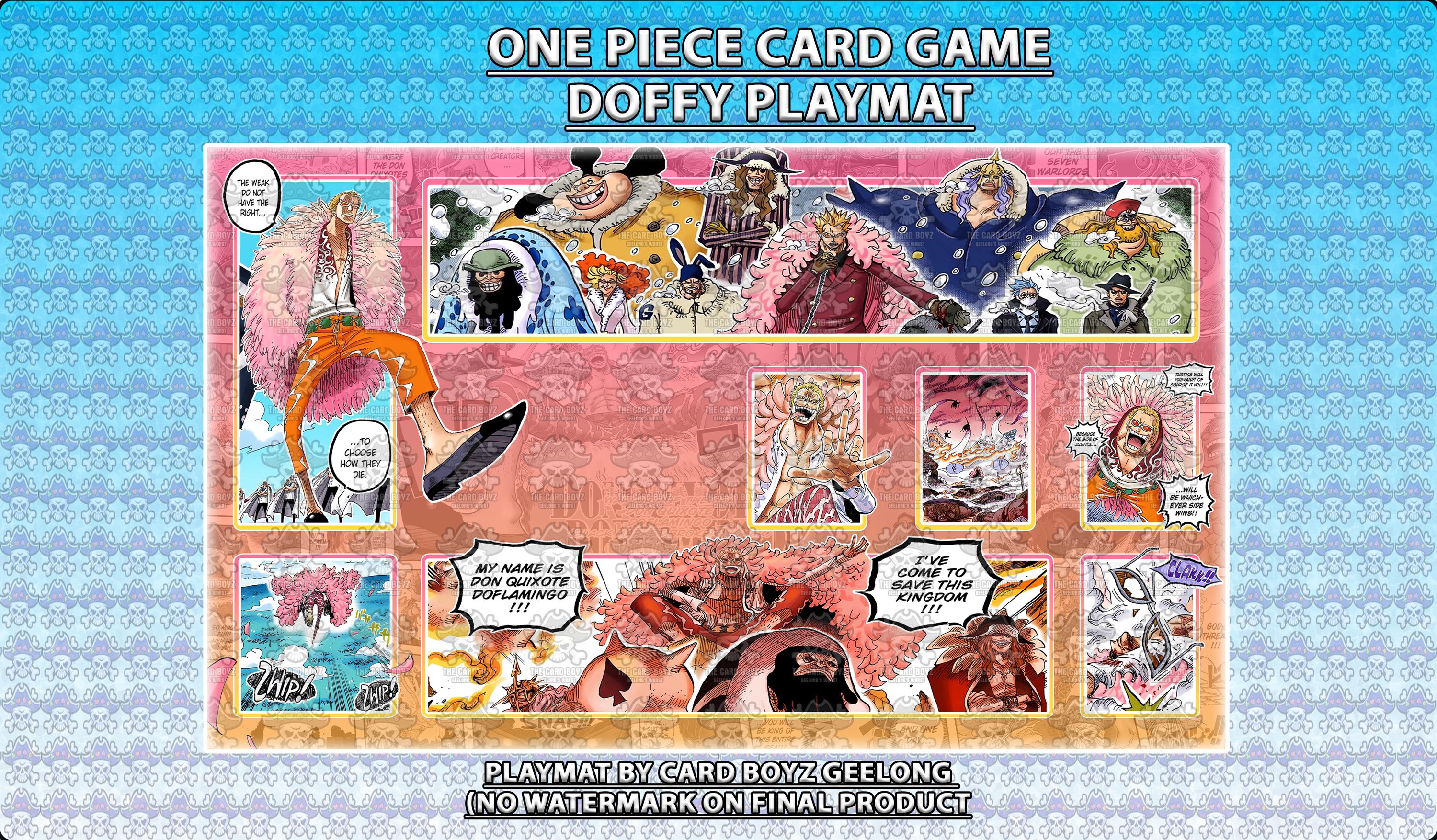 One Piece TCG Card Game Doffy Donquixote Doflamingo Playmat - Etsy