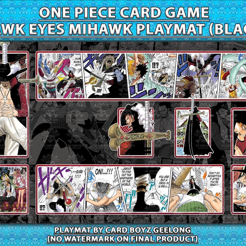 Mihawk Card One Piece - Etsy
