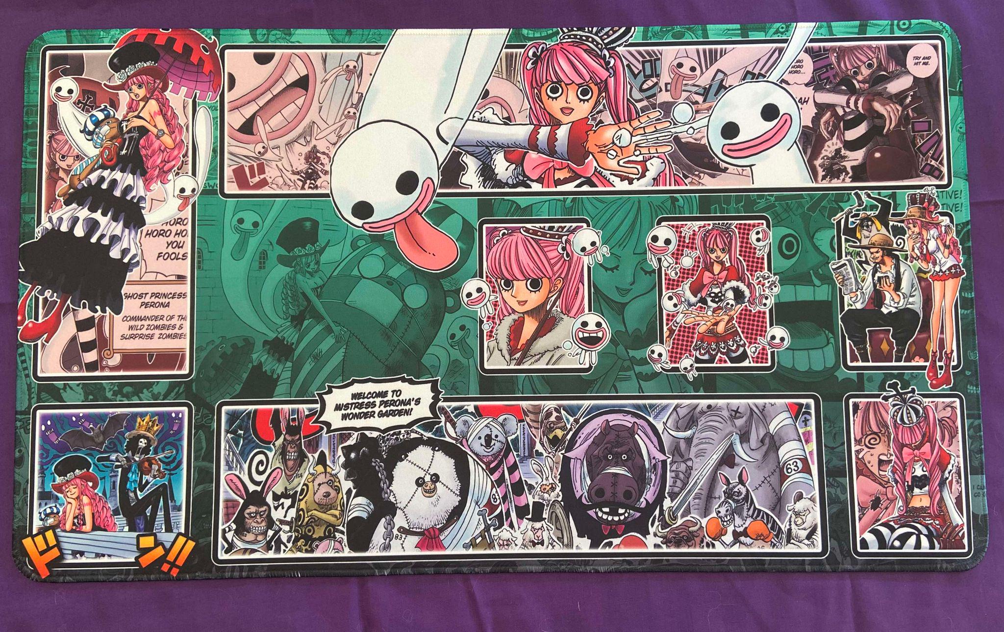 One Piece TCG Card Game Perona Playmat - Etsy