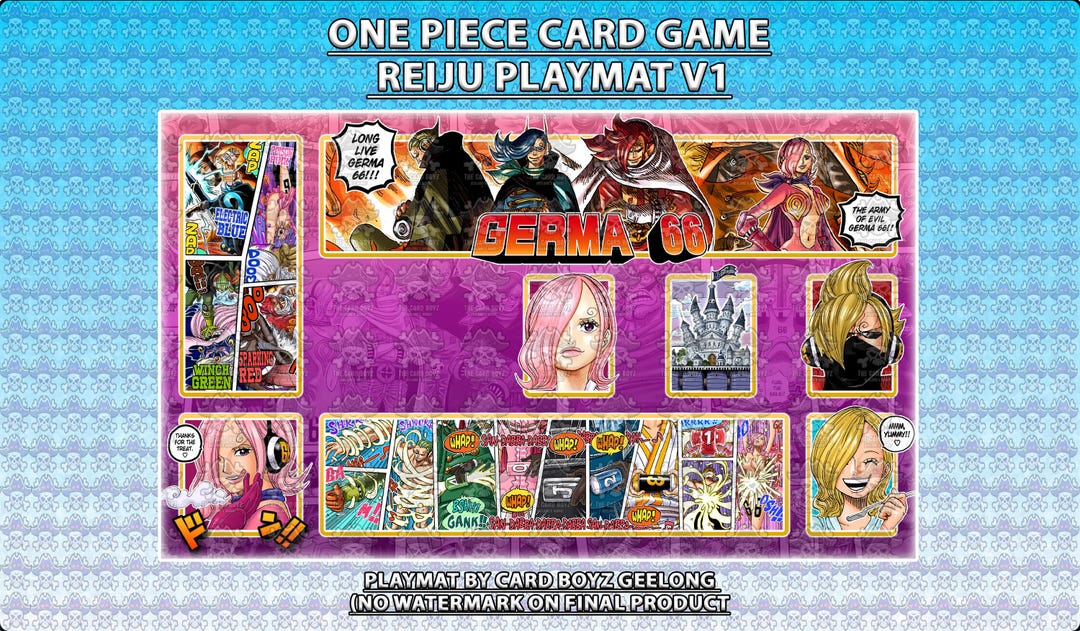 One Piece TCG Card Game Vinsmoke Reiju Playmat - Etsy