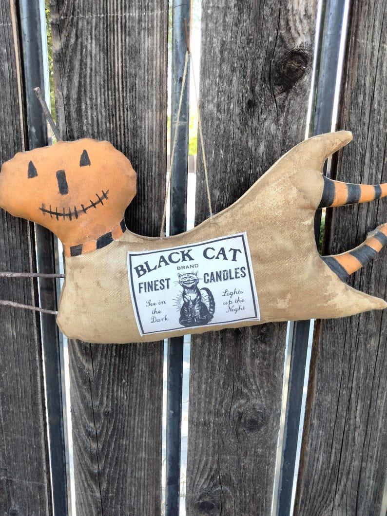 Primitive Flying Pumpkin Decor/primitive Halloween Pumpkin - Etsy