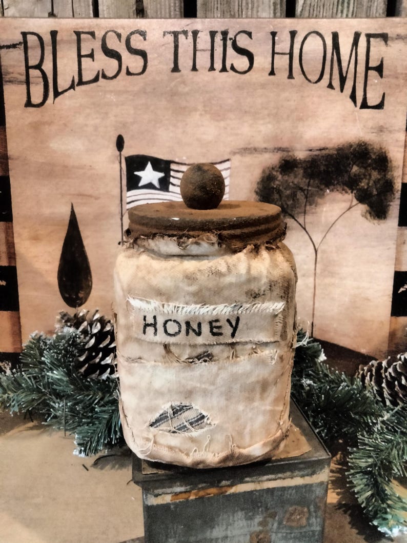 Primitive Pantry, Primitive Mason Jar, Primitive Homestead, Farmhouse ...