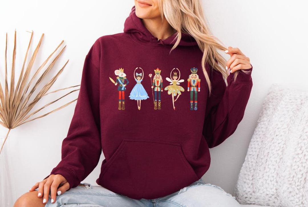 Nutcracker Ballet Hoodie: Christmas Party Sweater, Xmas Gift - Etsy