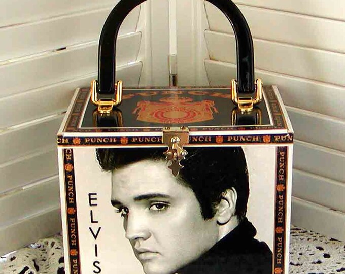 Unique ELVIS PRESLEY Altered Cigar Box PURSE Young Elvis Pics - Etsy